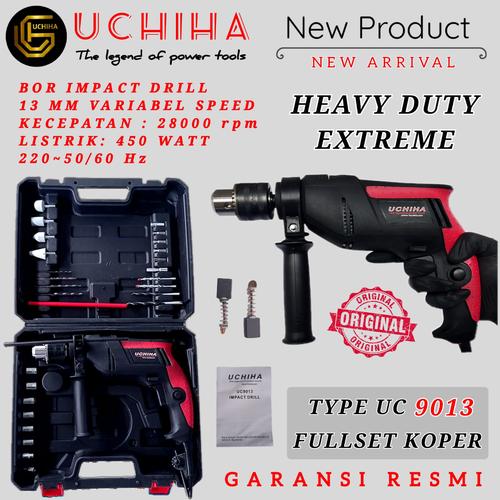 Promo canggih impact hammer drill 13mm UCHIHA bor beton besi kayu ...