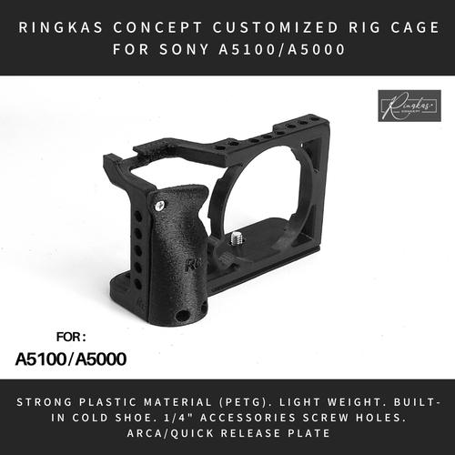Jual RINGKAS CONCEPT Sony A5000 A5100 Customized Rig Cage Case Quick ...