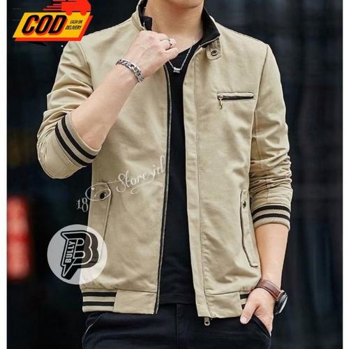Jual Premium Jaket Pria Jaket Bomber Enemy Material Cotton Dril Premium ...