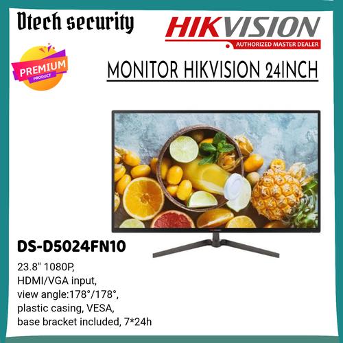 Jual HIKVISION DS-D5024FN10/ MONITOR LED HIKVISION 24 INCH HDMI/VGA - Kota Bandung ...
