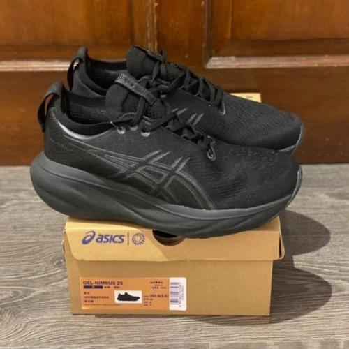 Jual Sepatu Asics Gel Nimbus 25 All black original Vietnam BNIB - Hitam ...