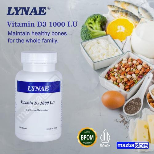 Promo Lynae Vitamin D3 1000 IU - Untuk Menjaga Daya Tahan Tubuh ...