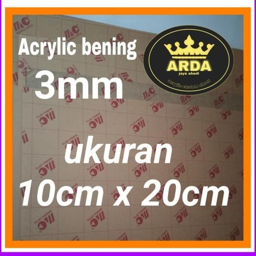 Jual Akrilik 3mm bening 10 x 20 akrilik lembaran acrylic clear akrilik ...