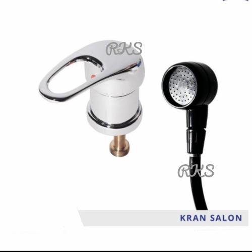 Jual Kran Salon. Keran Salon Panas Dingin Kuningan Tebal komplit shower ...