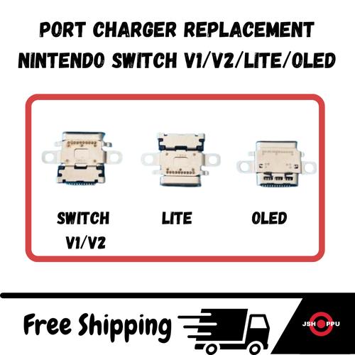 Jual Nintendo Switch Port Charging Replacement Port Charger V1/V2/Lite ...