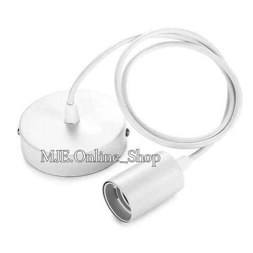 Jual FITTING LAMPU PLAFON E27 PANJANG KABEL 1 METER / FITTING LAMPU ...