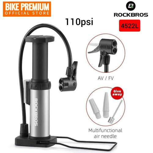 Promo ROCKBROS 4522L Pompa Sepeda Portable Mini BIke Pump Presta ...