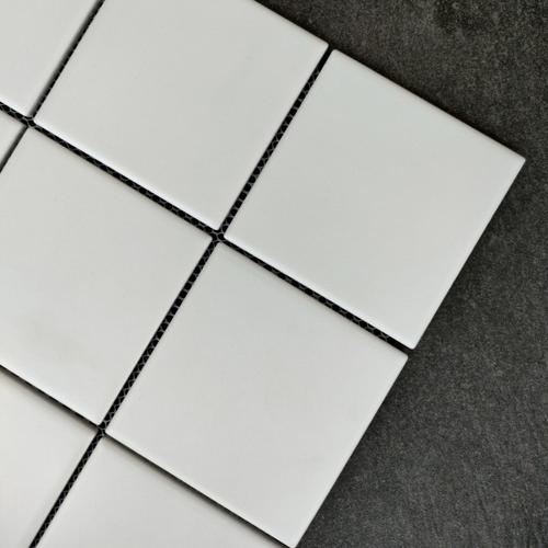 Jual Mosaic Dinding Backsplash Dapur Mosaic Putih Doff Uk 10x10 Cm ...