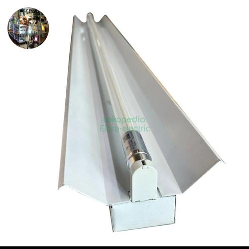 Jual KAP LAMPU T8 TKO 1x36 SET LED PHILIPS 18W COREPRO ISI 1 LAMPU ...