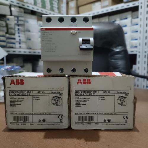 Jual ELCB/RCCB ABB 4P 25A 30mA FH204 2CSF204006R1250 ORIGINAL - Kota Bandung - JAYA BINTANG ...