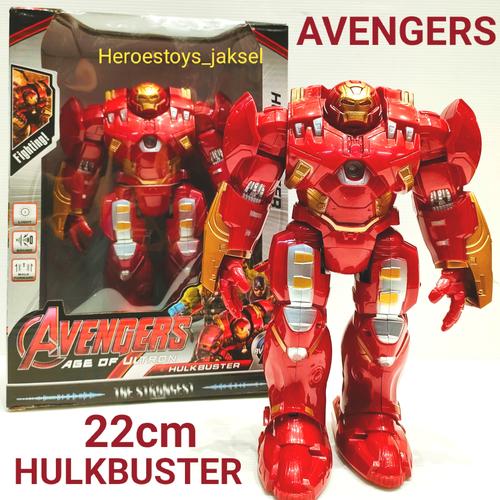 Jual Mainan Robot Anak HulkBuster Robotan Jalan Lampu & Musik_Kado ...