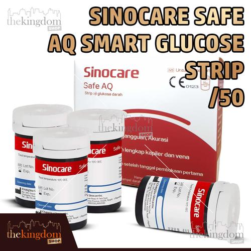 Jual Sinocare Safe AQ Smart Glucose /50 Refill Strip Alat Test Gula ...