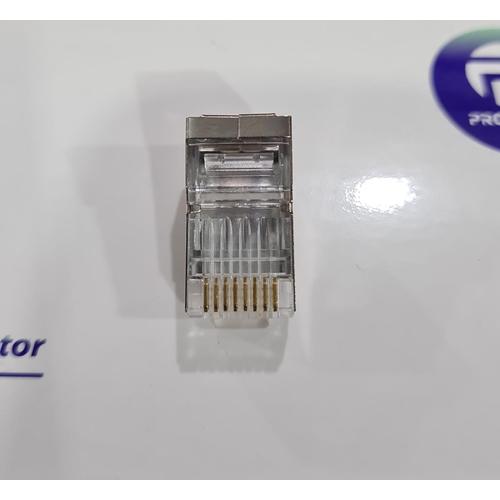 Jual Profftech Connector Cat.6 Metal / Konektor RJ45 Cat6 STP Anti ...