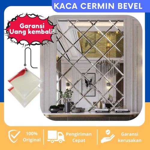 Jual Kaca Cermin Bevel 20cm X 20cm 15cm X 15cm Tebal 5mm Bevel20x20 Sgtg Kab Tangerang