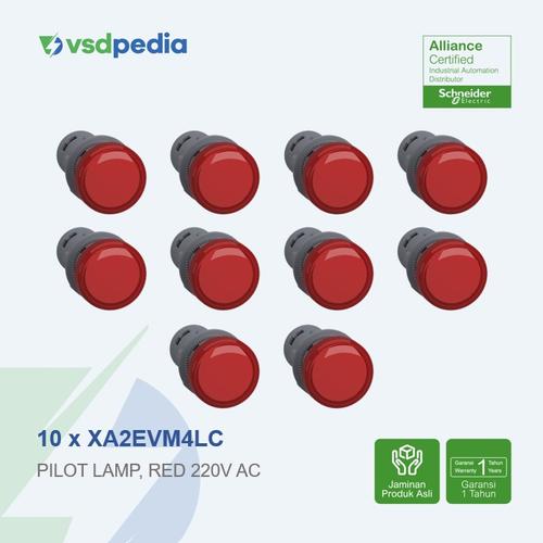 Promo Schneider Electric Medium XA2 Pilot Light,220v AC,Red XA2EVM4LC x ...