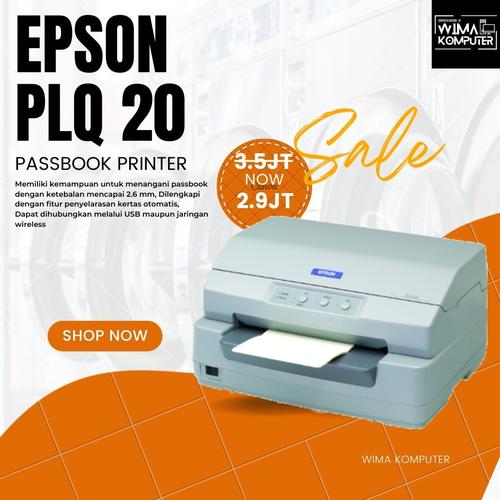 Jual Printer Epson PLQ-20 Passbook Printer PLQ20 PLQ 20 - Jakarta Utara ...