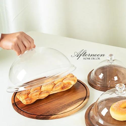Jual Penutup Kue Tutup Tempat Kue Transparent Acrylic Food Cover Dome ...