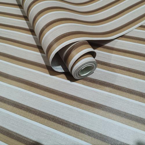 Jual wallpaper stiker dinding kayu putih gading garis abu minimalis ...