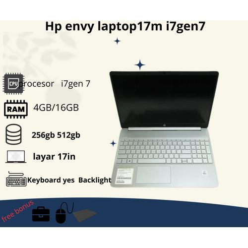 Jual Hp envy laptop 17m i7/ M7 notebook i7 gen 6/ notebook i7 ...