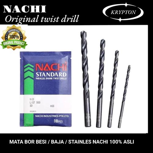 Jual nachi mata bor besi / baja / Stainles ( 100% garansi asli) 1-5.5mm ...