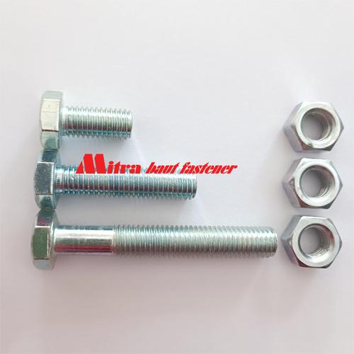 Jual BMP M6 Baut Mur Hexagon Galvanis Putih - M6x10 - Kab. Bekasi - Mitra Baut Fastener | Tokopedia