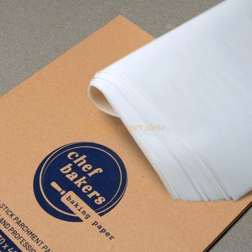 Jual chef bakers Parchment Paper - Blue Logo - White - 22 x 22 cm, 500 lembar - Jakarta Utara ...