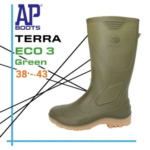 Jual Sepatu Boot AP Boots Terra Eco 3 Bot Tinggi Anti Air - Hijau, 38 ...