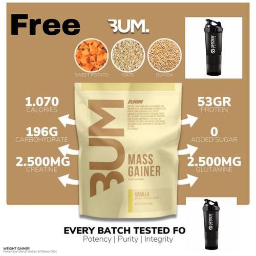 Jual CBUM RAW MASS GAINER 12LBS GAINER PROTEIN 12LB - Vanila - Jakarta ...