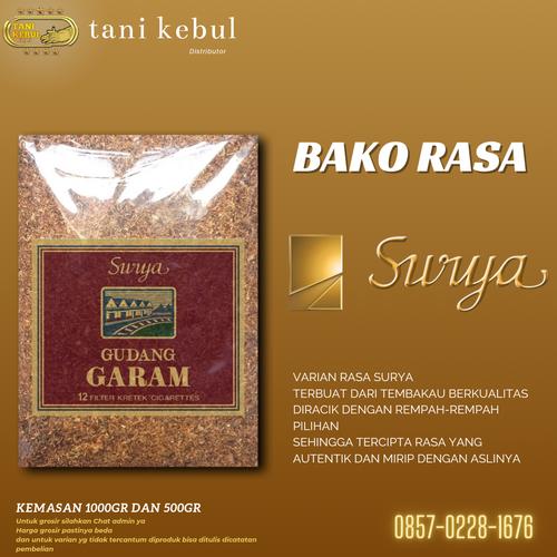 Jual Tembakau Bako Tingwe Racikan Pabrikan Surya 1kg - 500gr, C - Kab ...