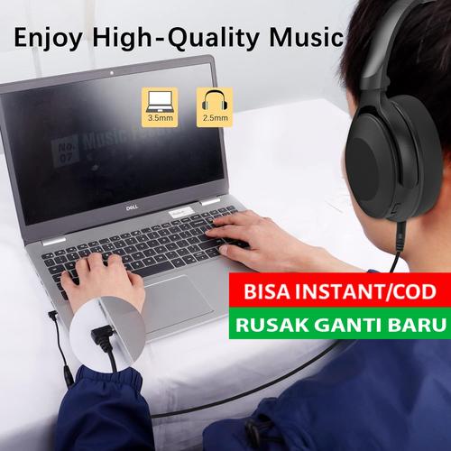 Jual [MG]Kabel AUX Audio 2.5mm Male to 3.5mm Female HiFi - Jakarta ...