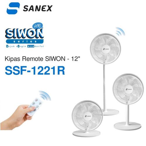 Jual SANEX Stand Fan Desk Fan 12 Inch DUOS SSF-1221R Kipas sanex Siwon 3 - Remote - Kab. Badung ...