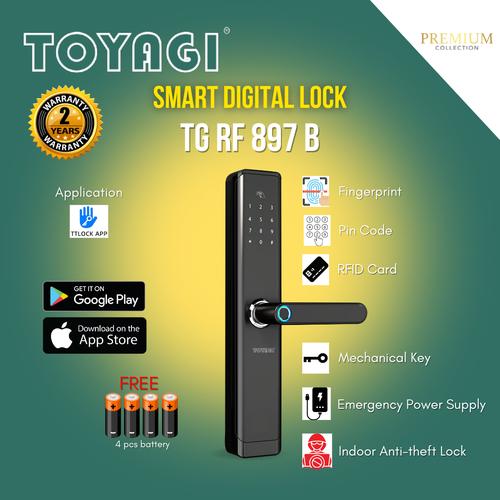 Promo DIGITAL LOCK TOYAGI PREMIUM TG RF 897 B Cicil 0% 3x - Jakarta ...