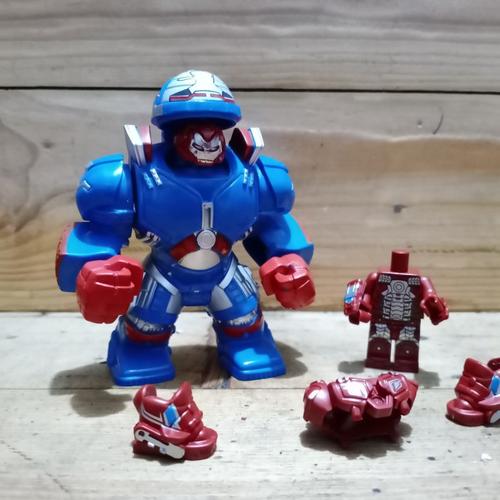 Jual figure blue iron man mark 5 hulkbuster avengers superhero - Kab ...