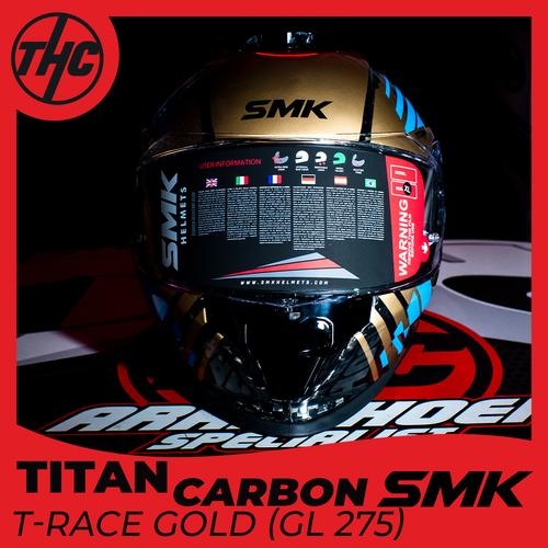 Jual SMK TITAN CARBON T-RACE GOLD FULL FACE HELMET - Jakarta Barat ...