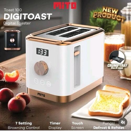 Jual Mito Toaster 100 Alat panggang yang simple dan elegant - Hitam ...