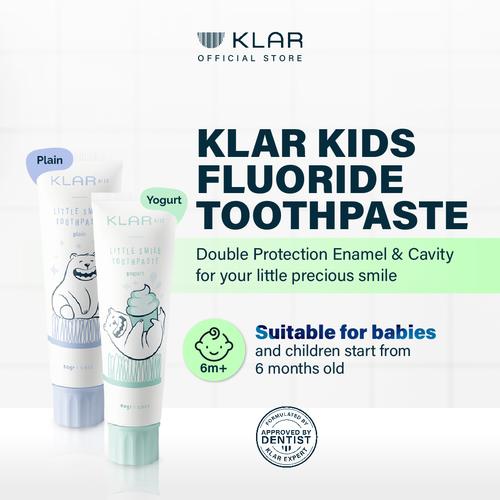 Jual KLAR Kids Flouride Toothpaste | Pasta Gigi Premium Bayi & Anak ...