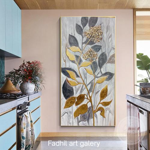 Jual lukisan tangan lukisan canvas seni dekorasi dinding seni ruang ...