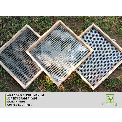 Jual Alat Sortasi Kopi Manual/Screen Grader/Ayakan Kopi - 8mm, 50x50 ...