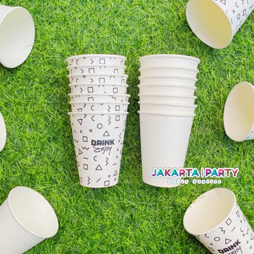 Promo Hot Paper Cup 240 ML / Gelas Kertas Minuman Panas 8 Oz (240ml) 10 ...