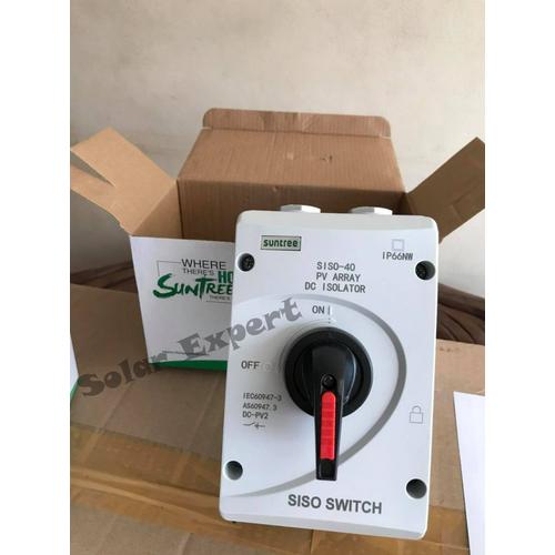 Jual DC ISOLATOR SWITCH 32A/1000V/4P/DC-21B (SISO-40) - SISO-40 - Jakarta Barat - Solar Expert ...