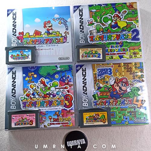 Promo 4 Nintendo Super Mario Advance 1 2 3 4 Gameboy GBA SP DS Yoshi ...