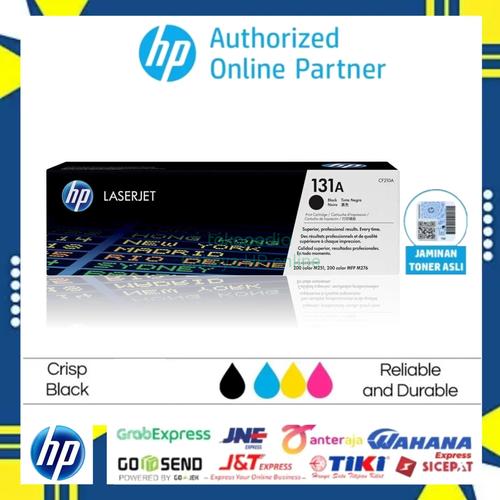 Jual Hp toner 131a original laserjet toner cartridge varian - Hitam ...