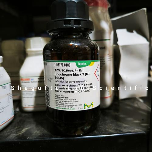 Promo ERIOCHROME BLACK T (C.I. 14645) INDICATOR / EBT 100GR M E R C K ...