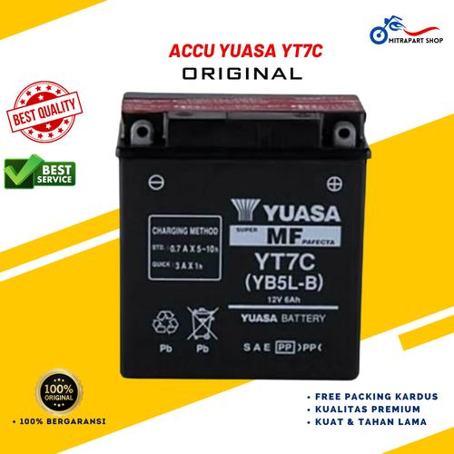 Jual YUASA YT7C ACCU KERING AKI MOTOR MIO SPORTY GRAND LEGENDA JUPITER - Kab. Jember - Mitrapart ...