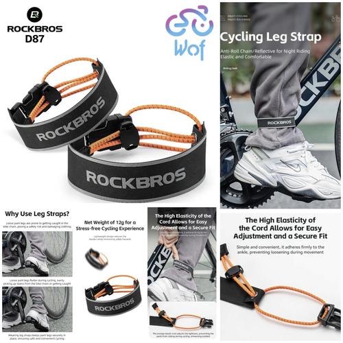 Jual ROCKBROS D87 Strap Tali Kaki Cycling Leg Ankle Pants Straps ...