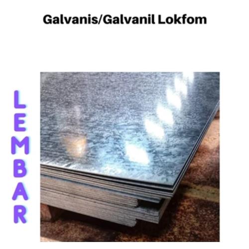 Jual Plat Galvanis Bjls Lokfom Lembaran 1,2x 2,4 meter / plat ducting - 0,40mm - Kab. Sidoarjo ...