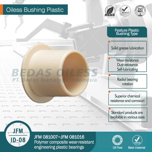 Jual JFM ID = 08mm Oil-free/self-lubricating bushing plastic bearing - JFM-08*10*12 - Kota ...