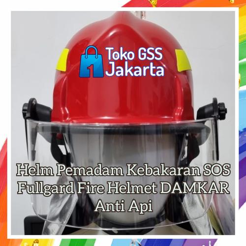Jual HELM PEMADAM KEBAKARAN SOS FULLGARD FIRE HELMET DAMKAR ANTI API ...