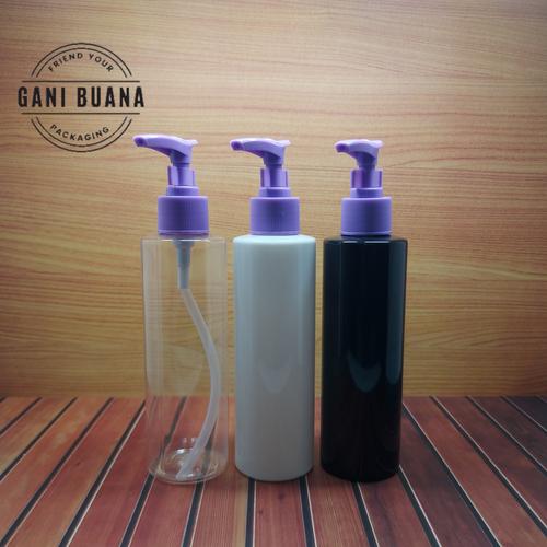 Jual BOTOL PUMP 200ML RF TUTUP PUMP CLIP UNGU/BOTOL PUMP 200ML PET ...