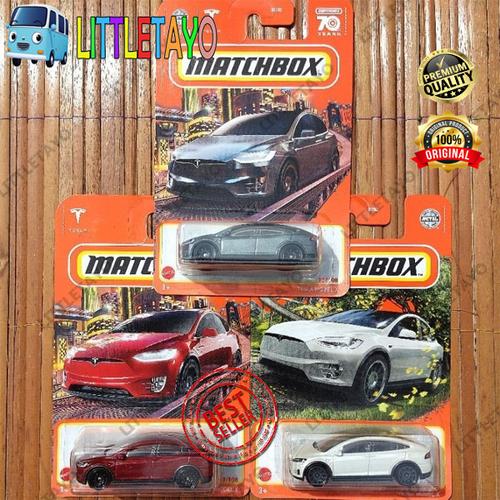 Promo MATCHBOX TESLA MODEL X 2022 PUTIH ROADSTER MODEL 3 S CYBERTRUCK ...